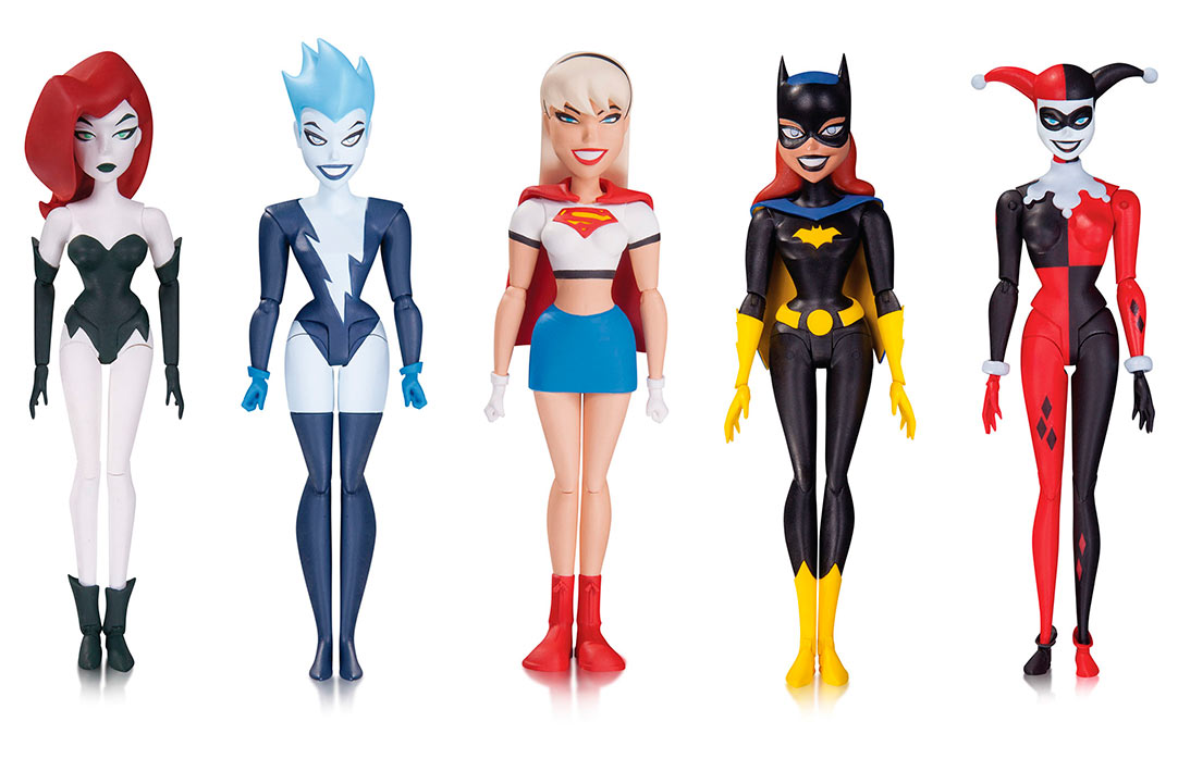 Pack 5 figuras The New Batman Adventures 14 cm, Girls Night Out, DC ...